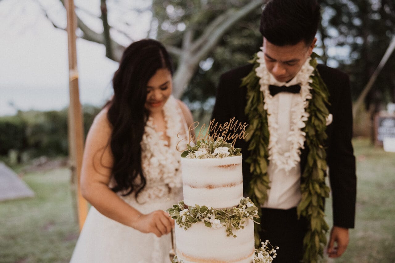 Rustic Garden, Island Views - Hawaii Wedding Style